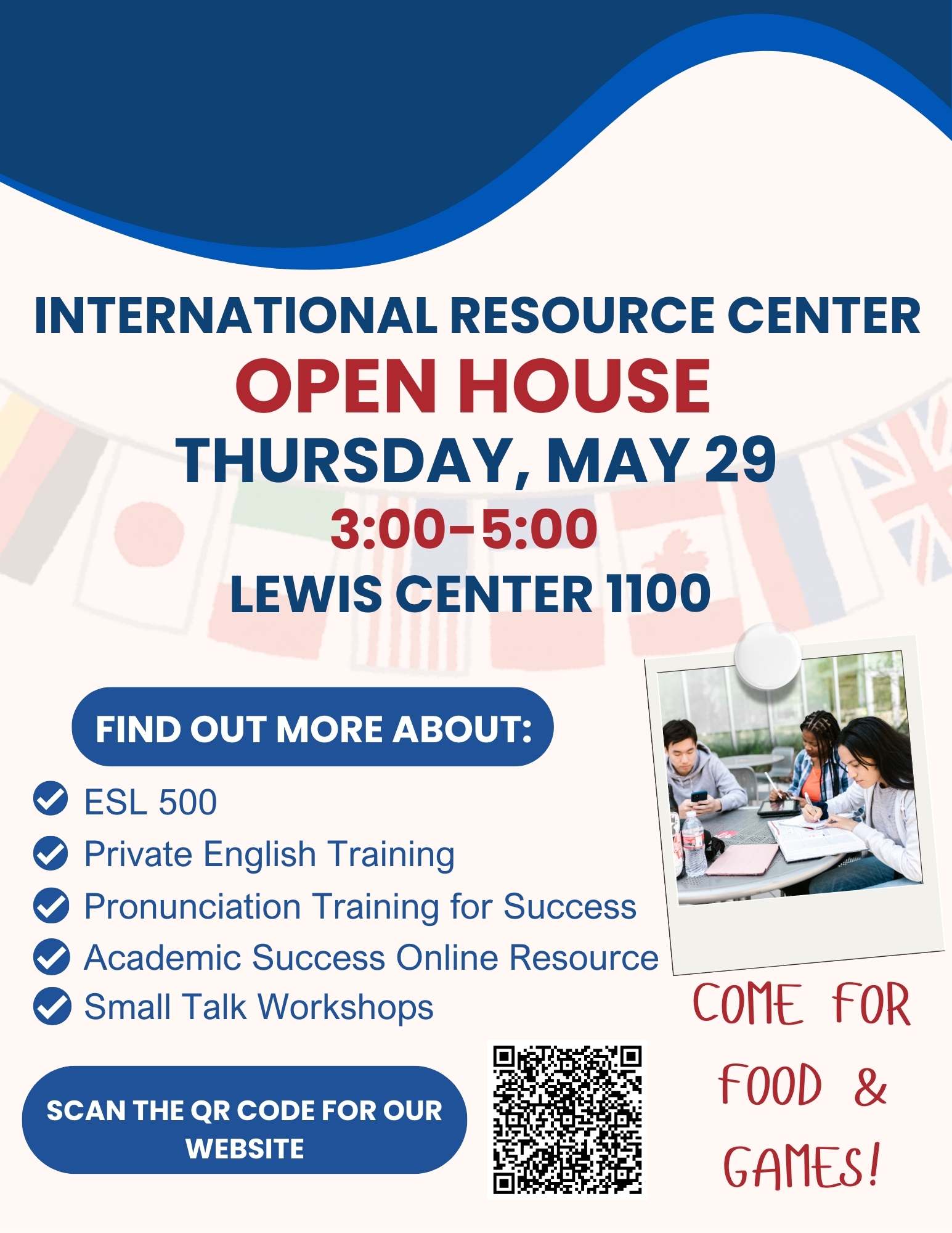 International Resource Center (IRC) | English Language Academy (ELA) | Resources | International ...